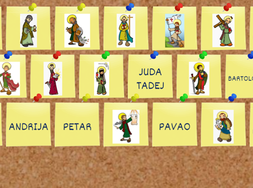 Isusovi apostoli – nekoliko digitalnih vježbi – VJERONAUČNI PORTAL